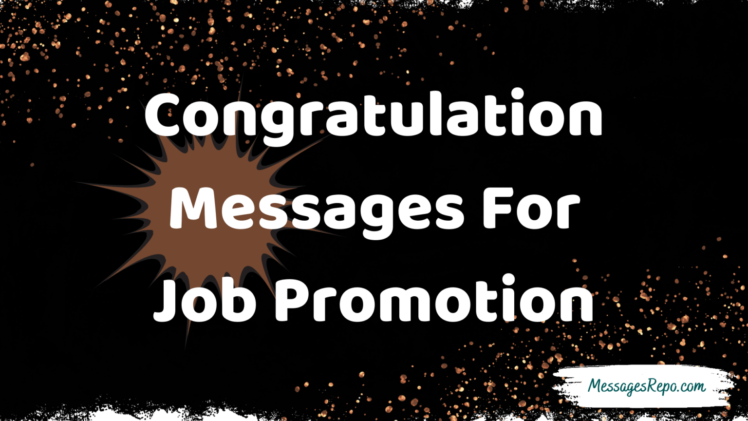Best Congratulation Messages For Job Promotion